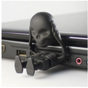 Unbranded | Office | 64gb Usb 2 Flash Drive Memory Skeleton Skull Back ...